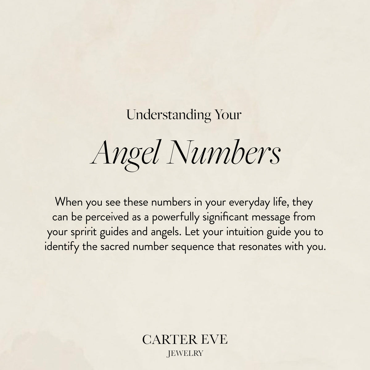 Understanding Your Angel Numbers – Carter Eve Jewelry