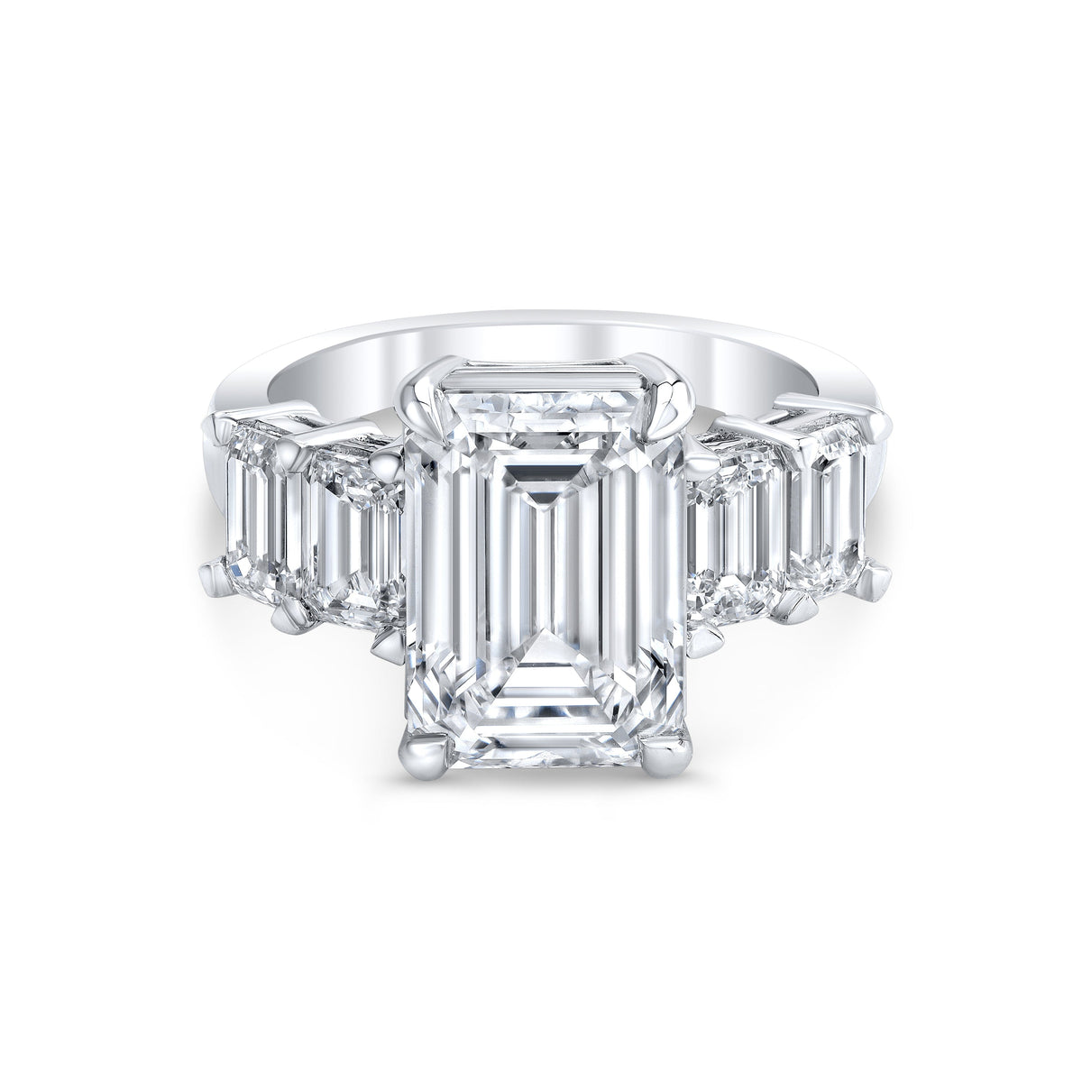 Avalon Five Stone Diamond Engagement Ring 14K Gold | Carter Eve Jewelry