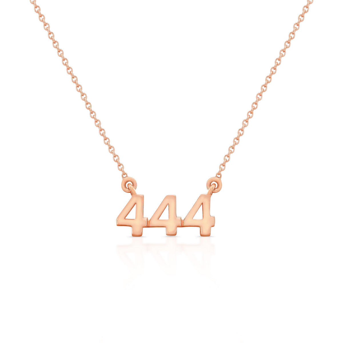 14K Gold 444 Angel Number Necklace | Carter Eve Jewelry