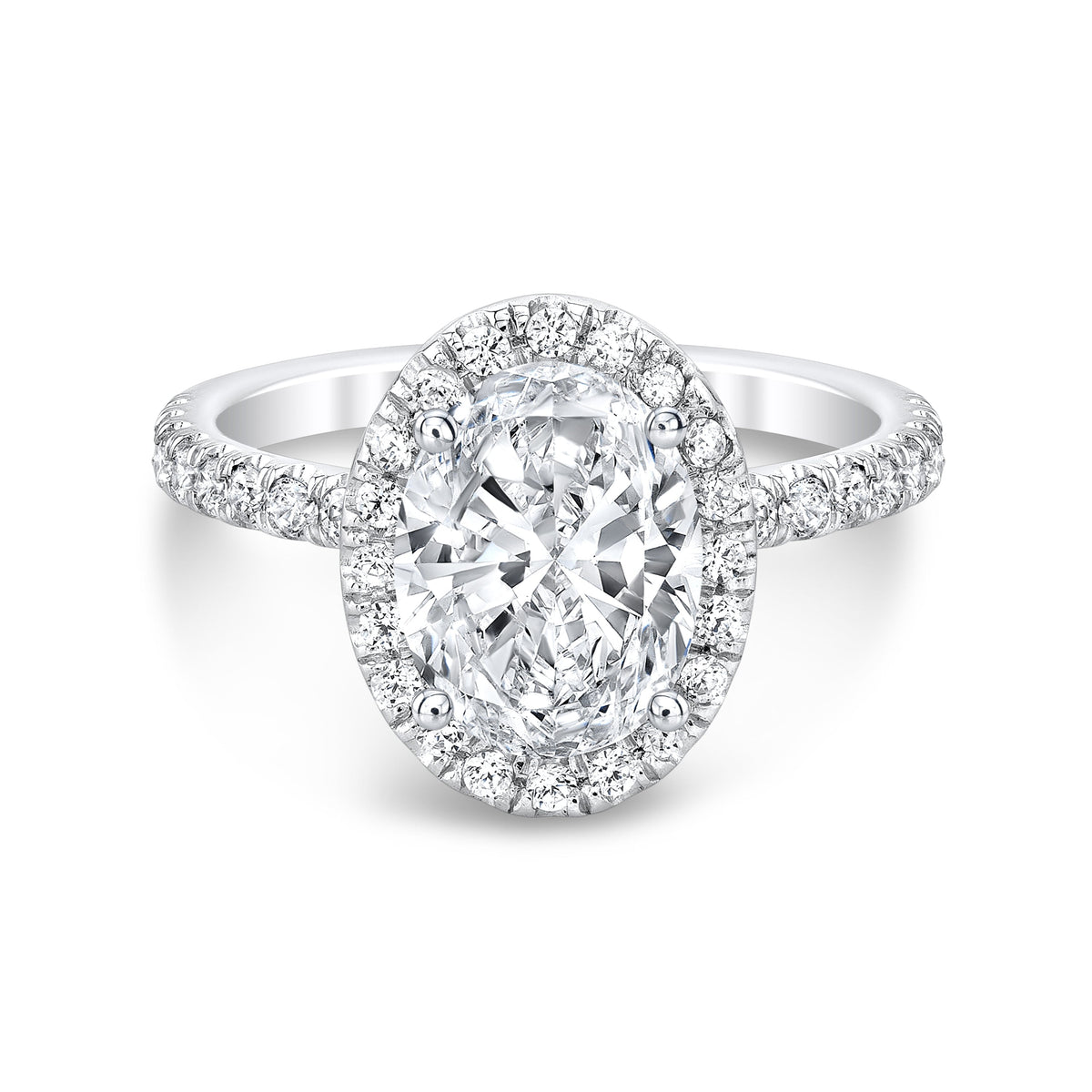 Grayson Halo Diamond Engagement Ring 14K Gold | Carter Eve Jewelry