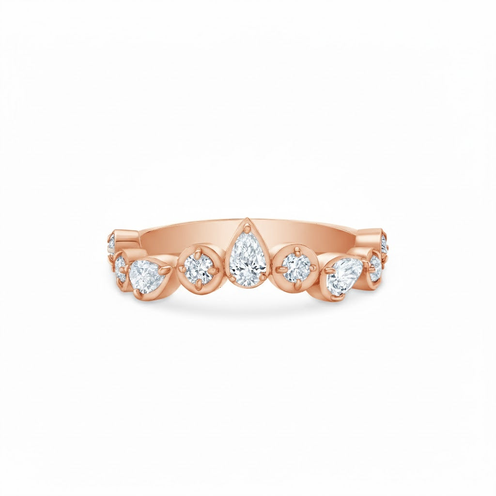 Calista Diamond Wedding Ring 18K Gold | Carter Eve Jewelry